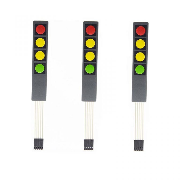 12v 1x4 4 Key Matrix Membrane Switch Keypad Keyboard 107x20x08mm Beemong Technology